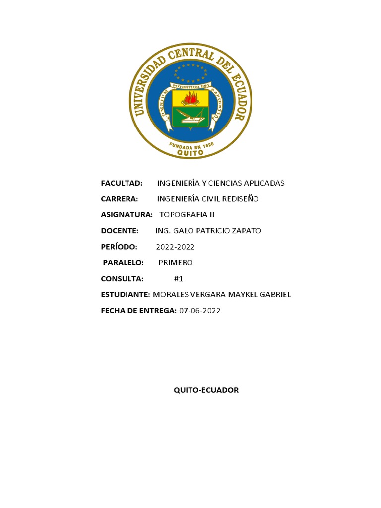 Topo Deber | PDF | Ángulo | Trigonometría