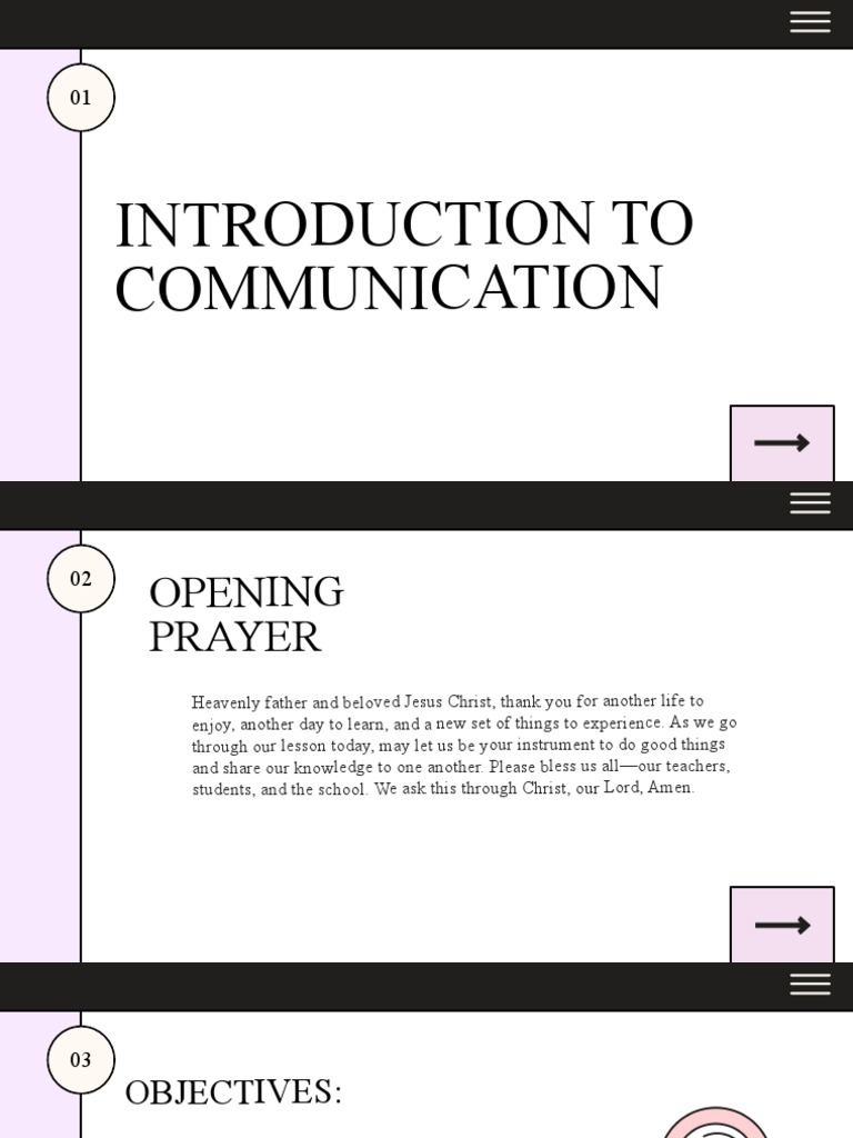 Introduction to Communication | PDF | Communication | Nonverbal ...