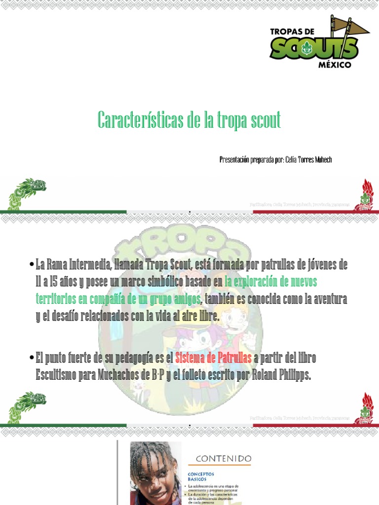 Caracteristicas de La Tropa Scout | PDF | Exploración | Organizaciones ...