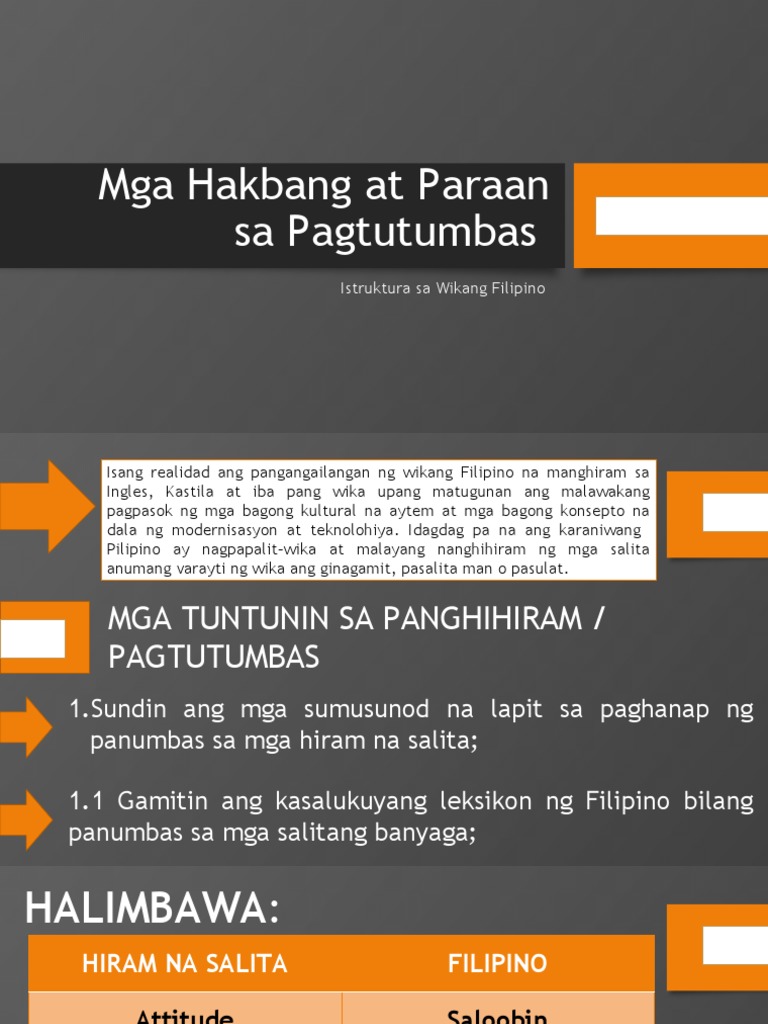 Mga Hakbang at Paraan Sa Pagtutumbas | PDF