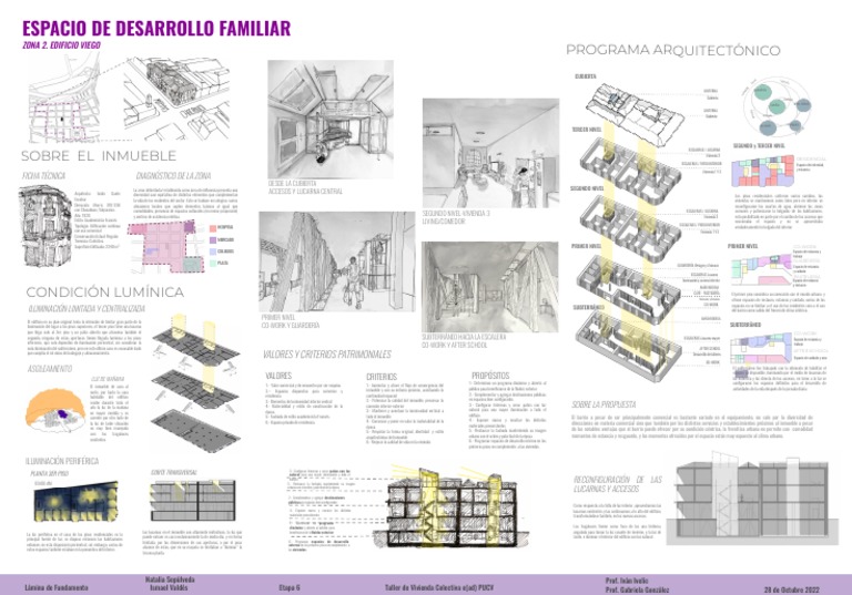 Edificio Viego - Lámina de Fundamento | PDF