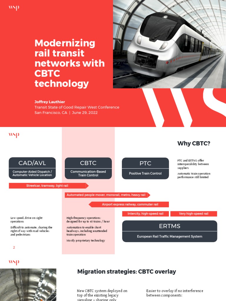 Modernizing Rail Transit Networks With CBTC Technology | PDF | Ultra ...