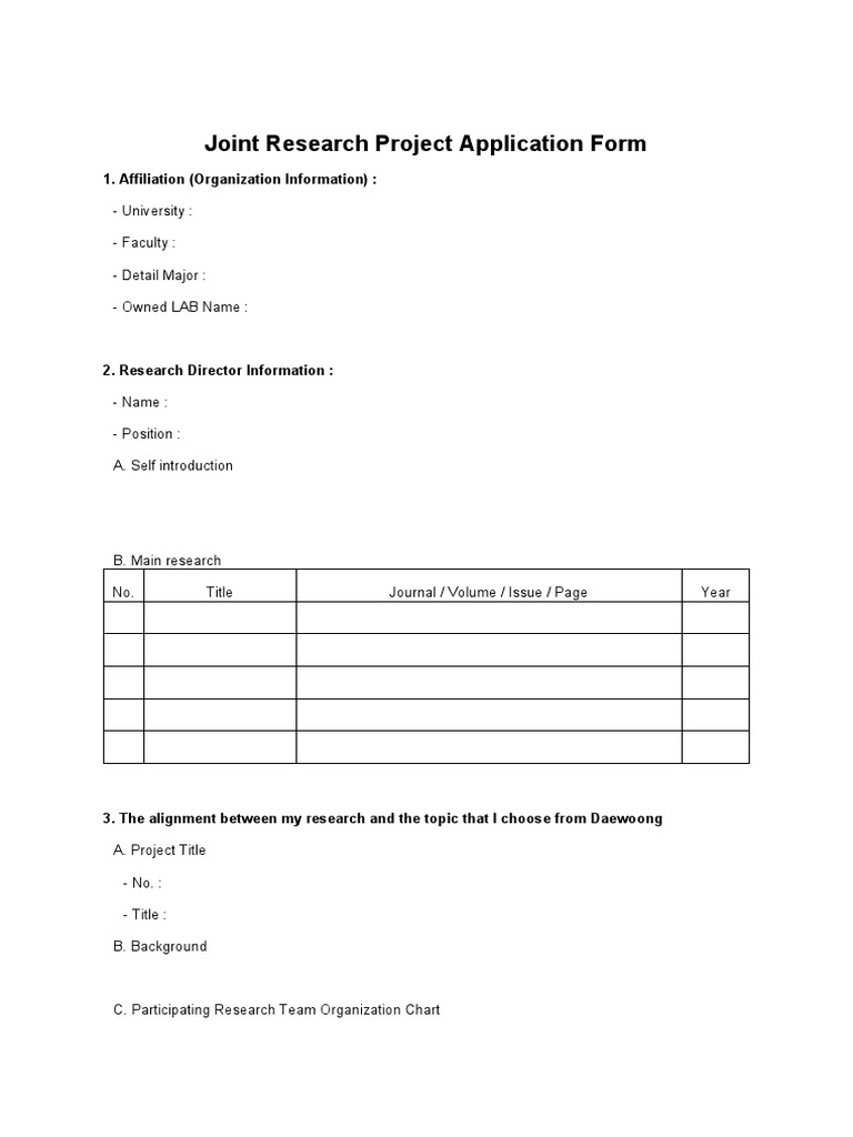 Joint Research Proposal With Daewoong Ver.2 | PDF