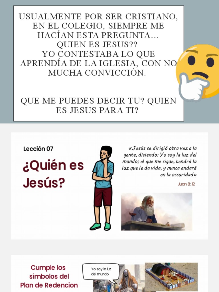 Quien Es Jesus para Ti | PDF Quien Es Jesus para Ti | PDF