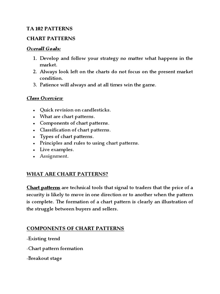 Chart Pattern Guide for Traders | PDF | Market Trend | Microeconomics