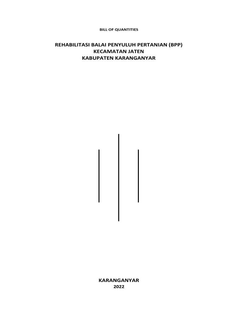 BQ BPP | PDF | Teknologi & Rekayasa