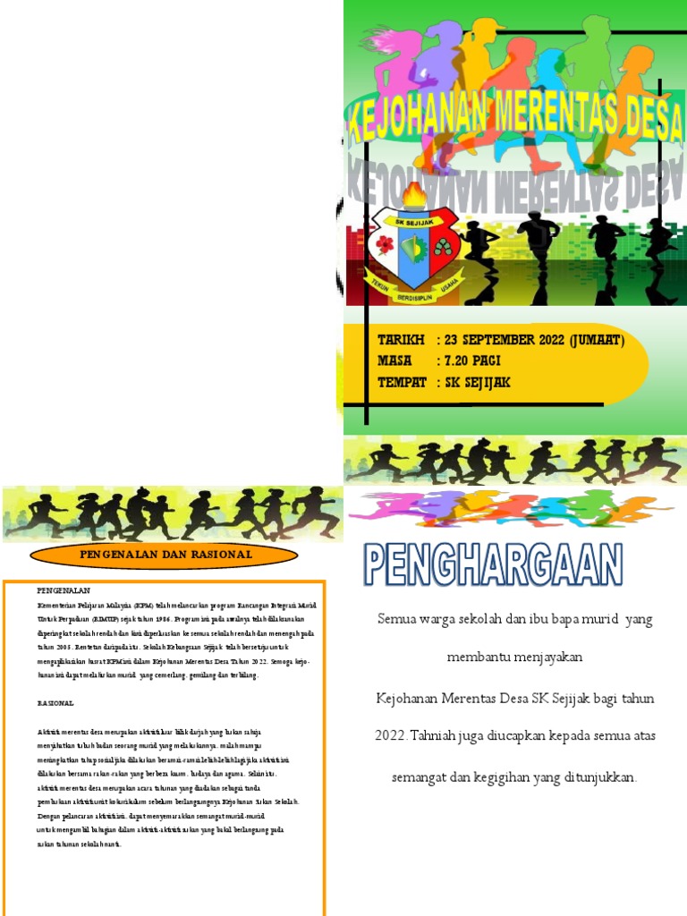 Buku Program Merentas Desa SK Sejijak 2022 | PDF
