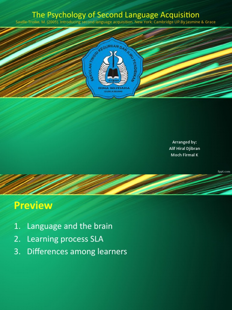 Chapter 4 The Psychology of SLA | PDF | Second Language Acquisition ... Chapter 4 The Psychology of SLA | PDF | Second Language Acquisition ...