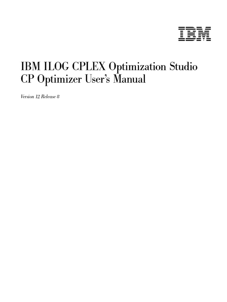Usr Cp Optimizer Pdf Mathematical Optimization Parameter 9366