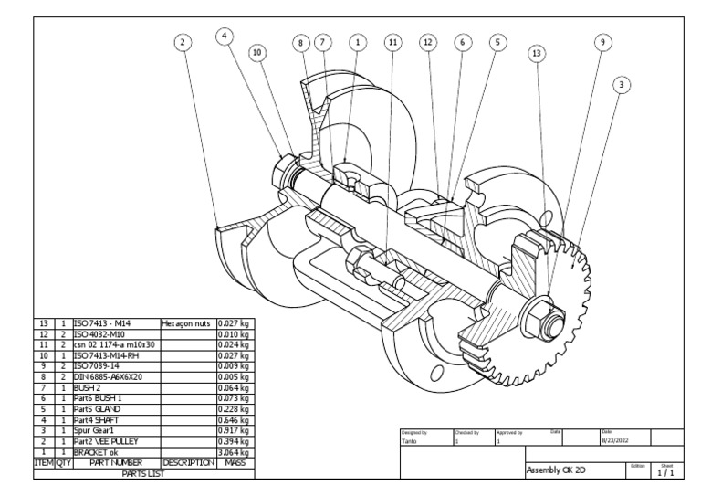 Assembly OK 2D (Tanto) | PDF
