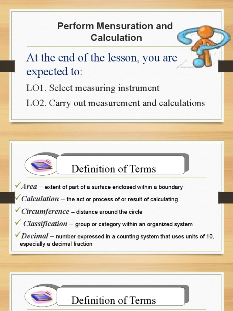 Perform Mensuration and | PDF | Tools | Geometry