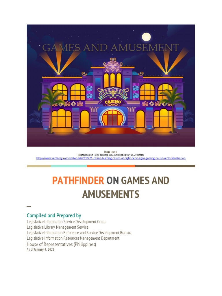 PATHFINDER - Games and Amusements - 04012023 | PDF | Gambling | Libraries