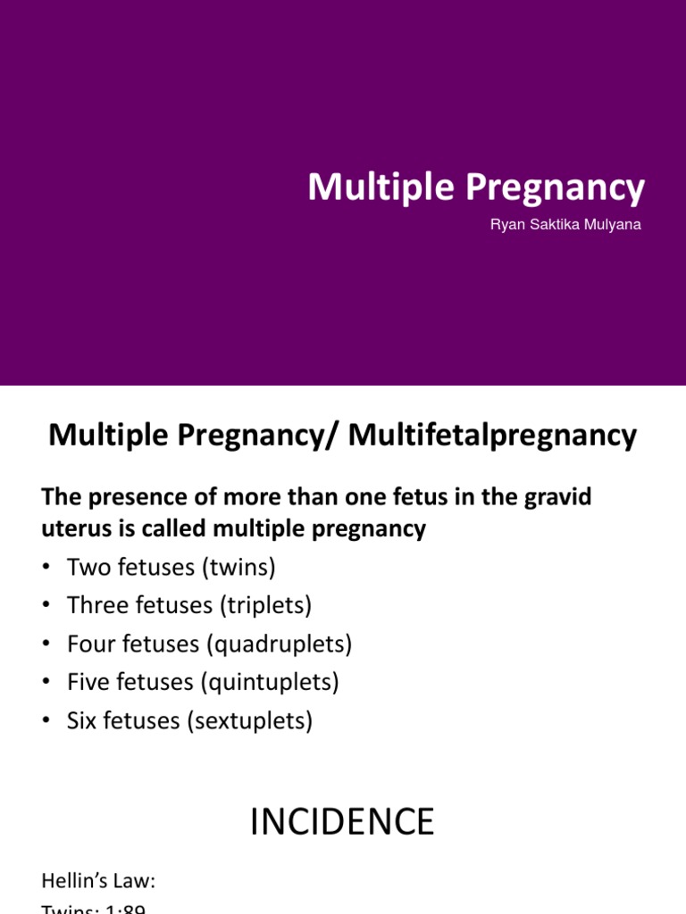 Multiplepregnancy | PDF | Twin | Multiple Births