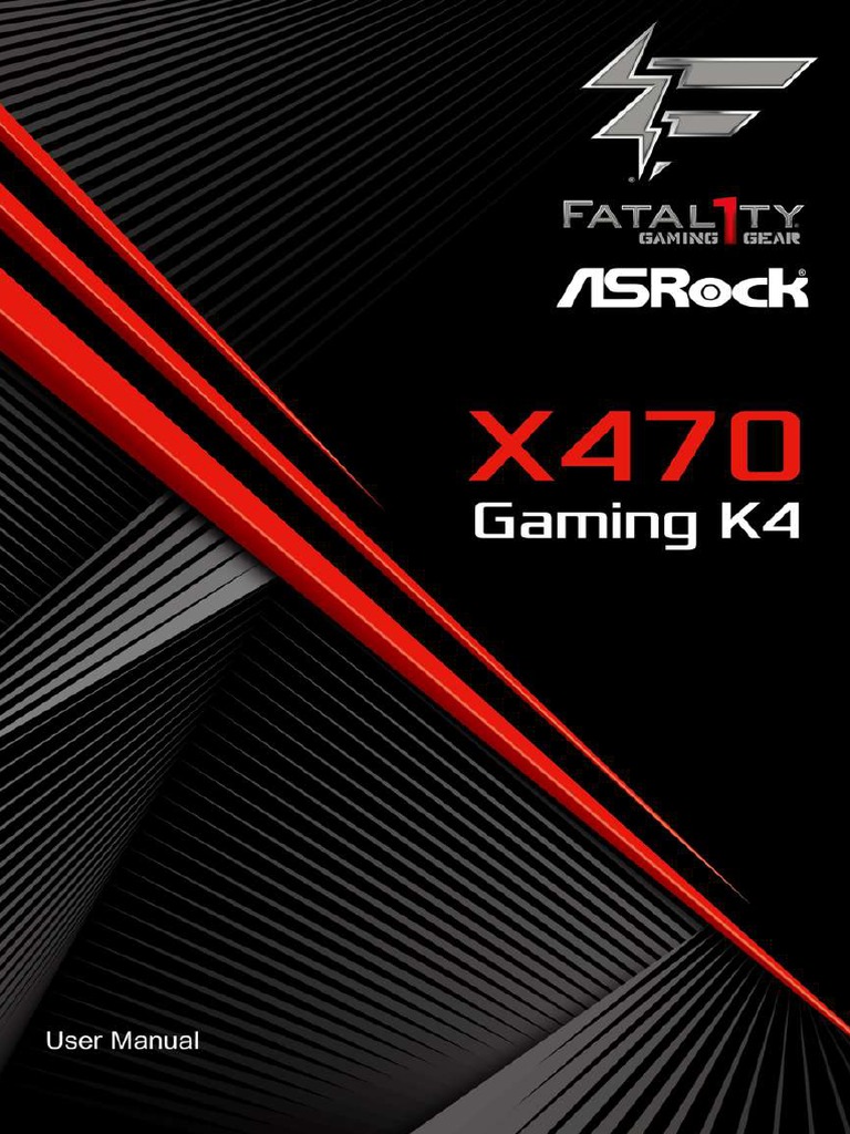 Fatal1ty X470 Gaming K4 | PDF | Hdmi | Bios