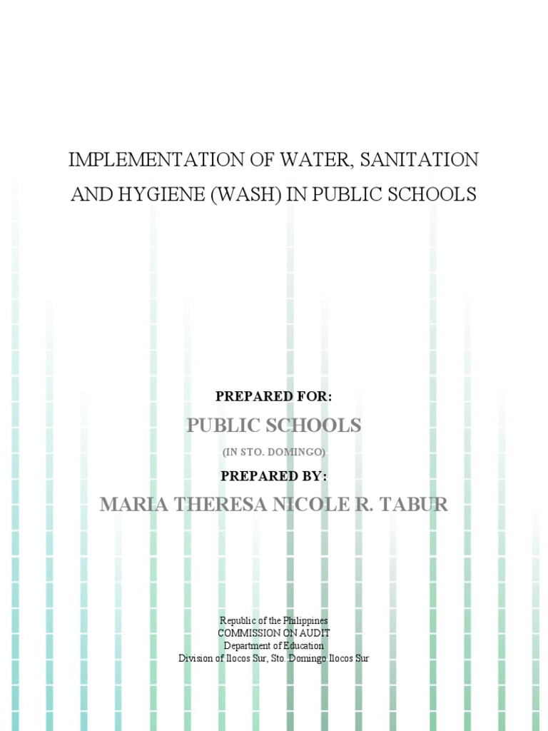 Project Proposal 2 | PDF | Wash | Sanitation