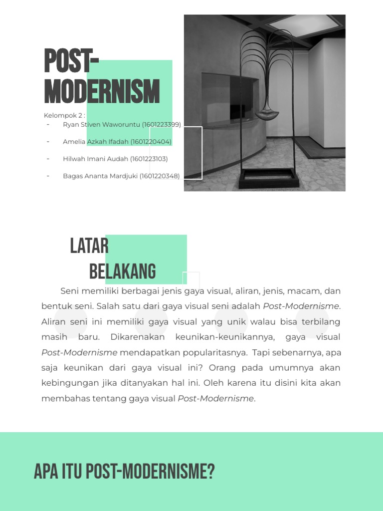 Post Modernism | PDF | Filsafat