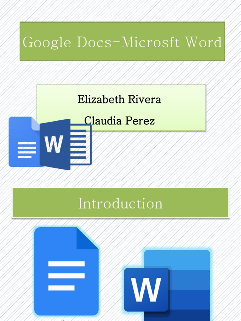 Google Docs-Microsft Word | PDF