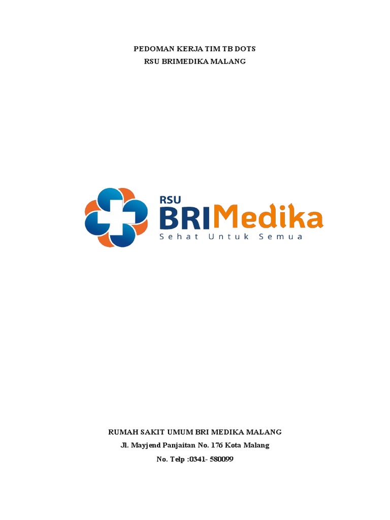 Pedoman Kerja Tim TB Dots RSU Brimedika | PDF