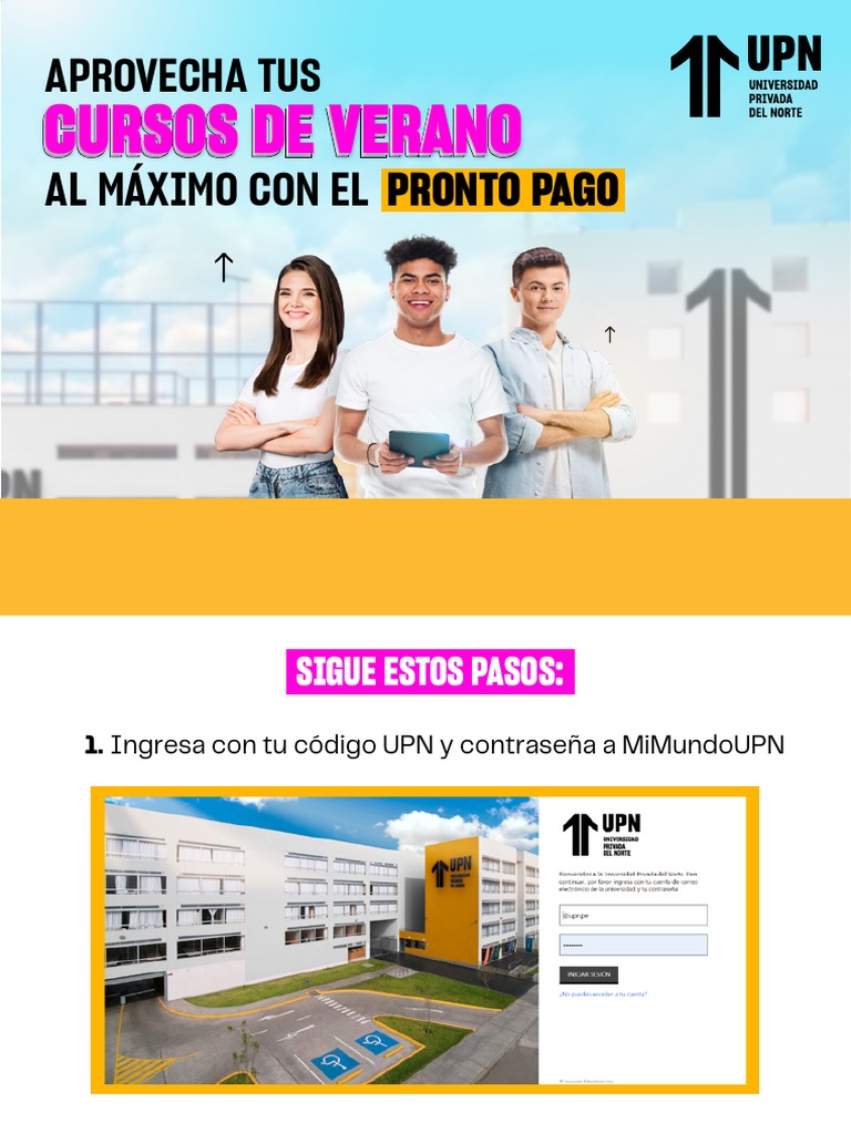 UPN Tutorial Pronto Pago 12 12 22 | PDF | Crecimiento personal y ...