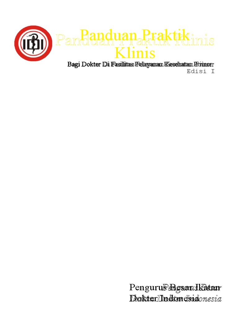 Panduan Praktik Klinis (PPK) - Primer-1-Unlocked | PDF