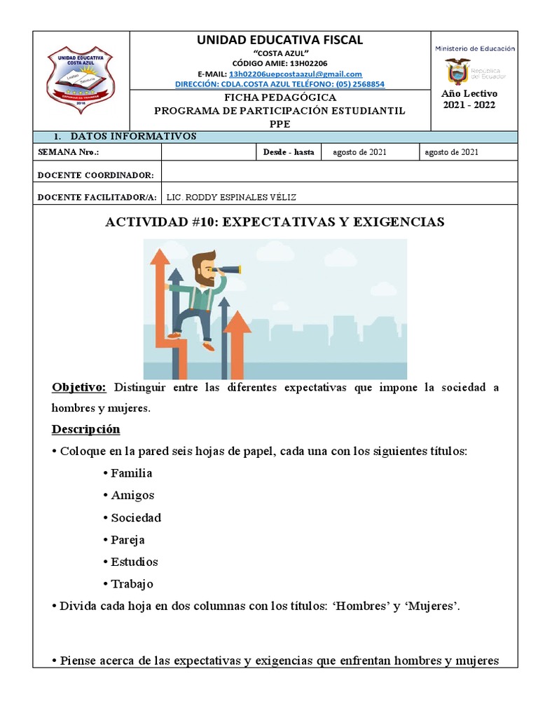 Bitacora de Trabajo Semana 10 Benavides Erick Segundo e Ciencias Bgu | PDF