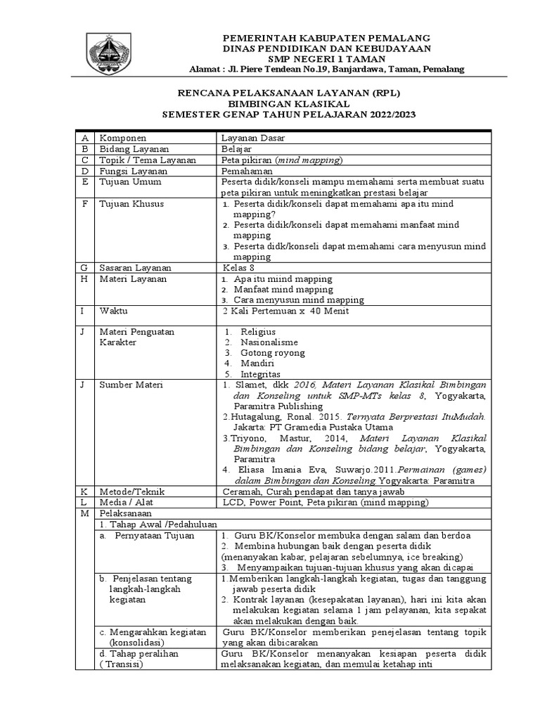 RPL Mind Mapping (Genap) | PDF | Karier & Perkembangan