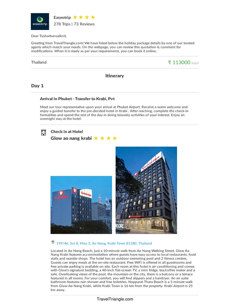 Quote 17555977 | PDF | Hotel | Value Added Tax