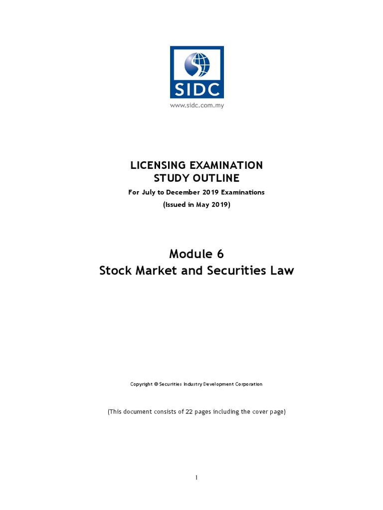 Module 6 2 PDF | PDF | Securities (Finance) | Stocks