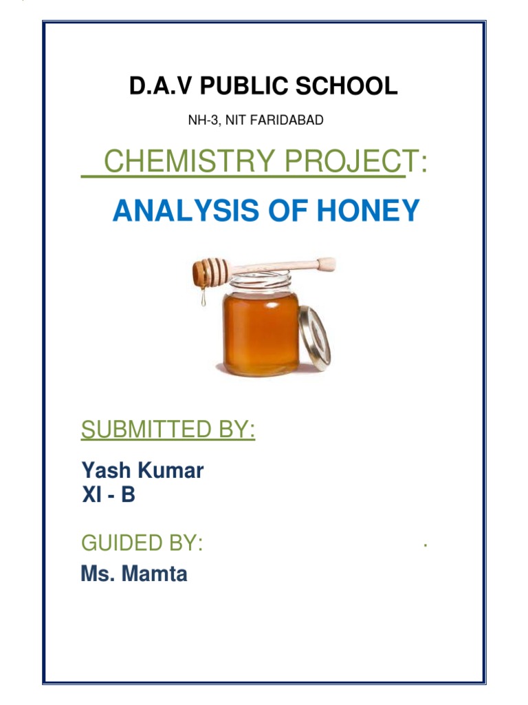 Honey Analysis | PDF | Honey | Magnesium