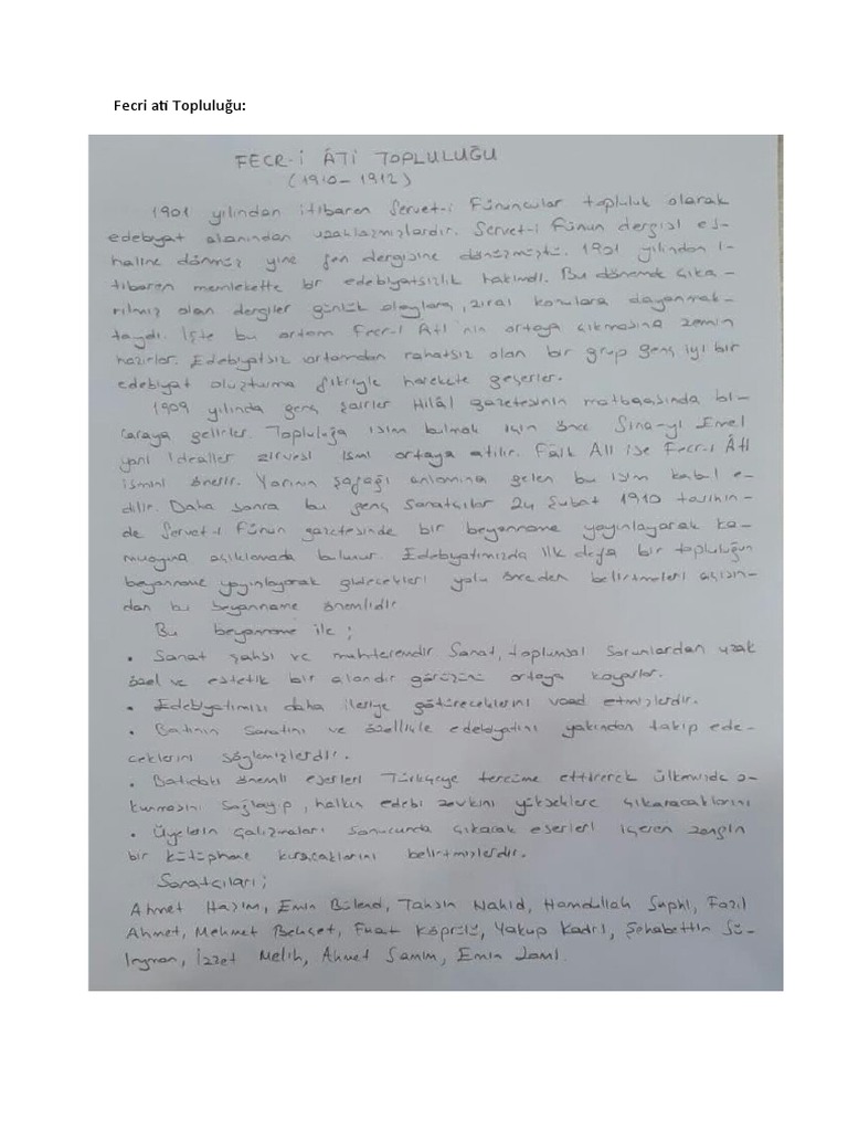 Fecr-I Ati | PDF