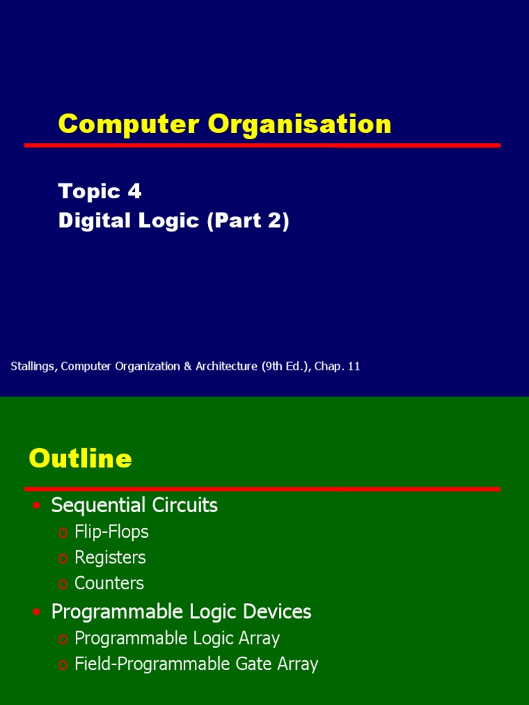 Topic 4 Digital Logic Part 2 Pdf Logic Gate Field Programmable Gate Array 