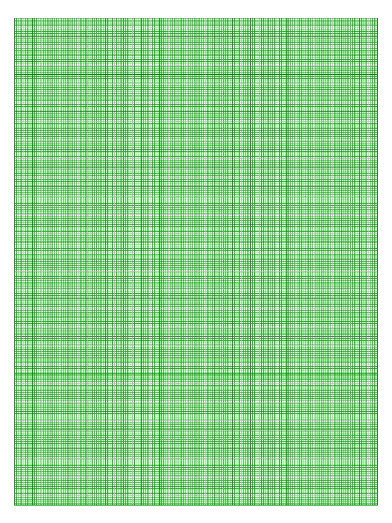 Papel Milimétrico Color-Verde (Exacto) | PDF