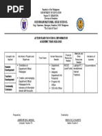 BSP Action Plan | PDF | Scouting | Teachers