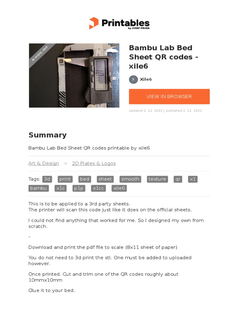 Bambu Lab Bed Sheet QR Codes Xile6 Afe76b2a Aac5 4c0a 9bdb f9c46dc0689b ...