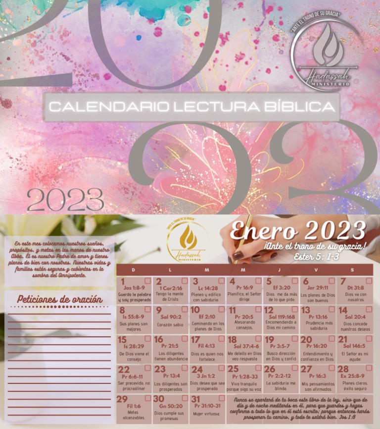Calendario de Lectura Biblica 2023 | PDF