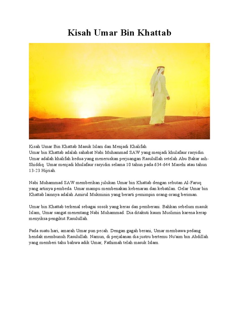 KISAH UMAR | PDF