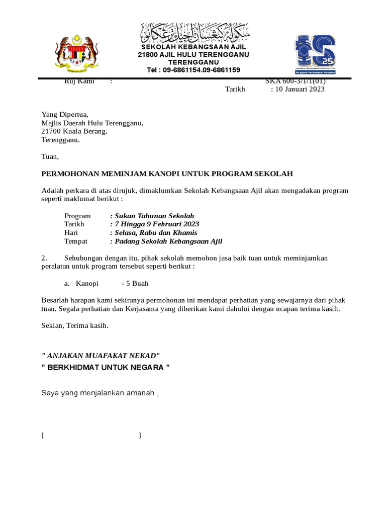 Surat Rasmi (Jemputan) | PDF