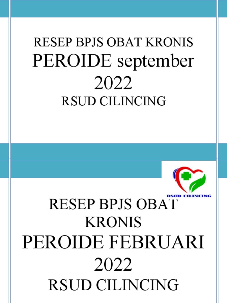 Label Resep Bpjs Obat Kronis | PDF