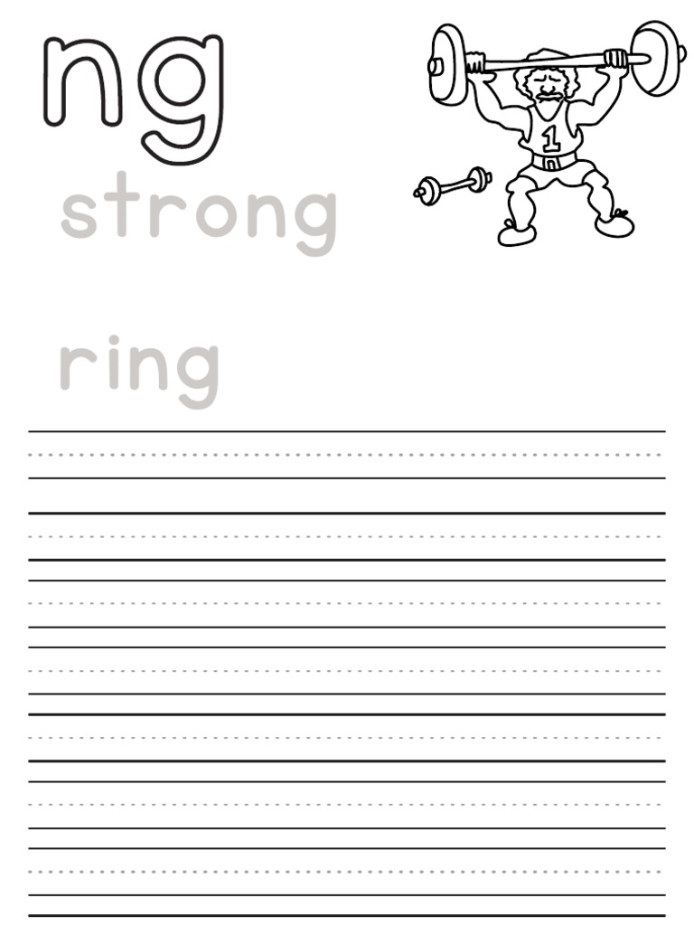 Jolly Phonics Coloring - NG | PDF