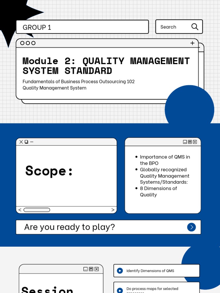 BPO 102 Module 2 Presentation | PDF | Iso 9000 | Quality Management