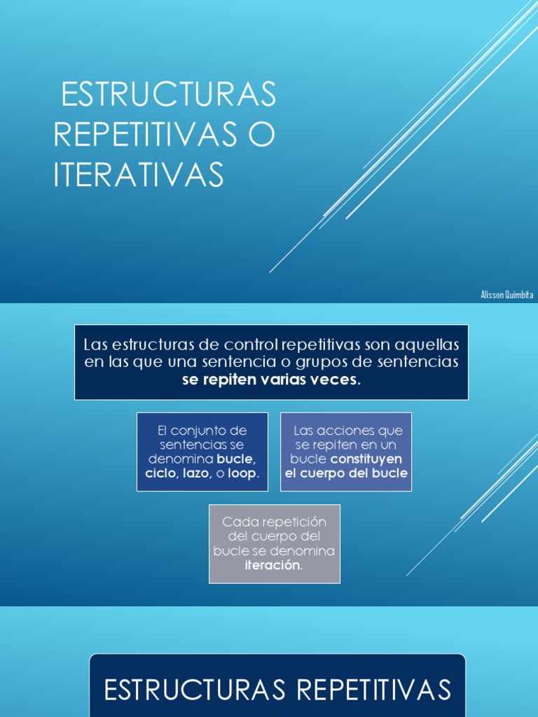 Guía de Estructuras Repetitivas | PDF | Algoritmos | Flujo de control
