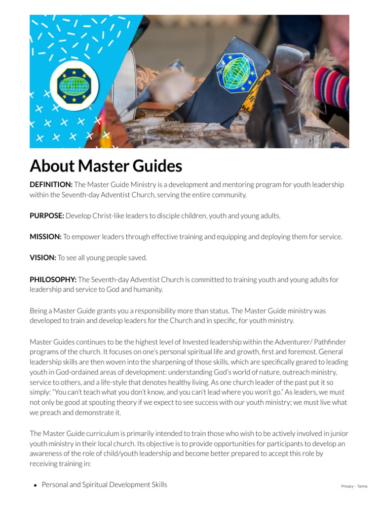 About Master Guides - Club Ministries - North American Division | PDF About Master Guides - Club Ministries - North American Division | PDF