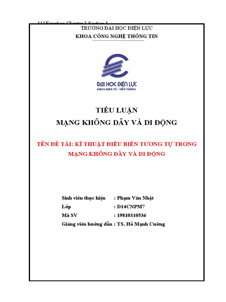 Pham Van Nhat D14CNPM7 | PDF