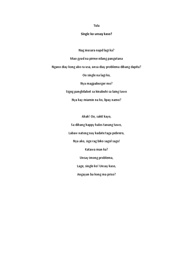 Mga Tula | PDF