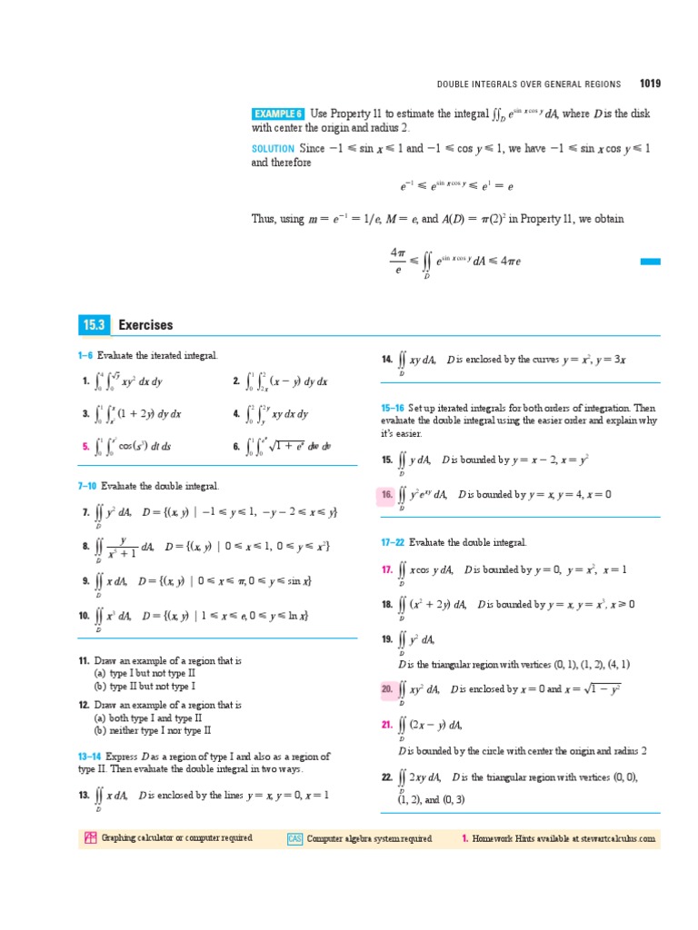 Double Integrals and Region Types | PDF | Triangle | Integral