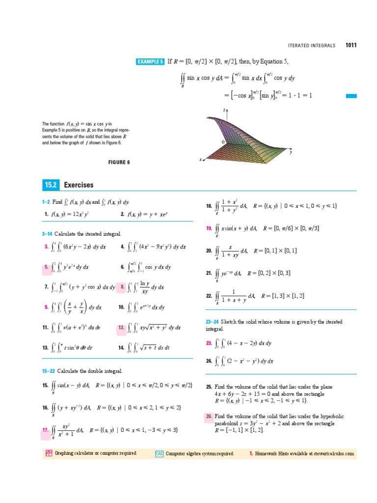 Iterated Integrals | PDF | Integral | Mathematical Concepts