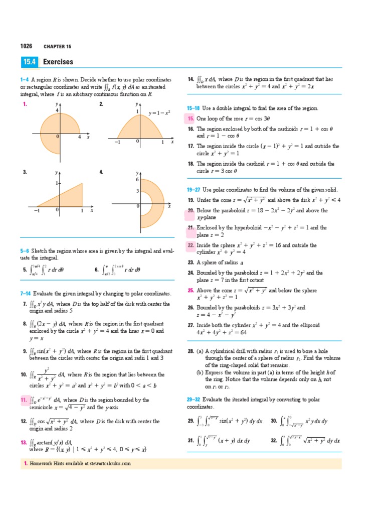 Double Integral - Polar | PDF | Sphere | Volume