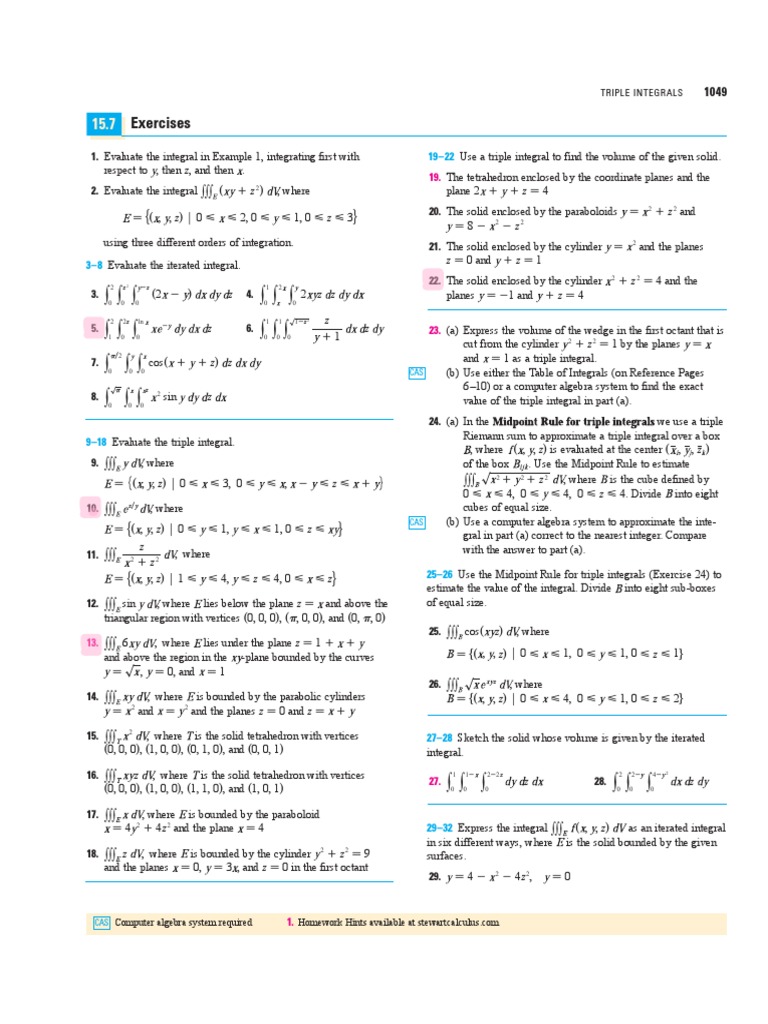 Triple Integral | PDF | Integral | Mathematics