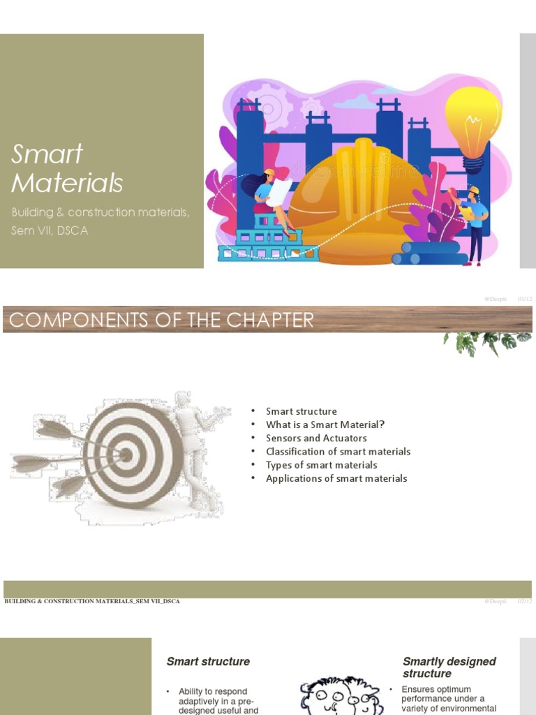 03 - Smart Materials | PDF | Actuator | Piezoelectricity