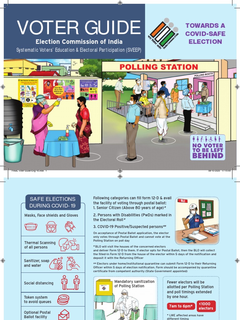 VoterGuide (English) | PDF | Voting | Polling Place